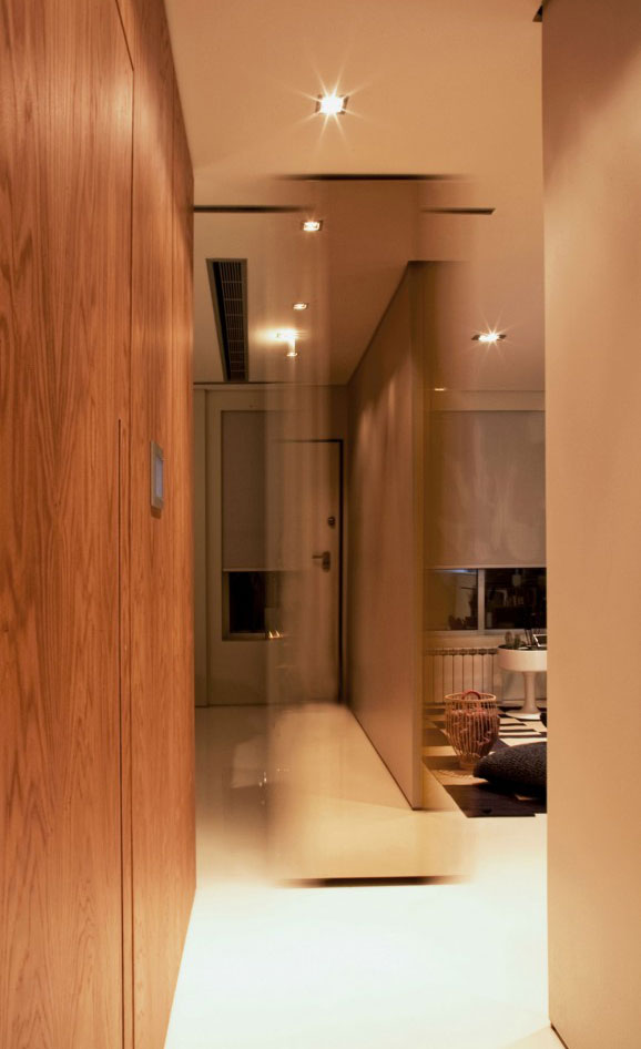 Contemporary Small House Corridor with Good Lighting - My Home Deco Mag