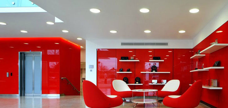 Red Plastic Wall Office Design Ideas - My Home Deco Mag